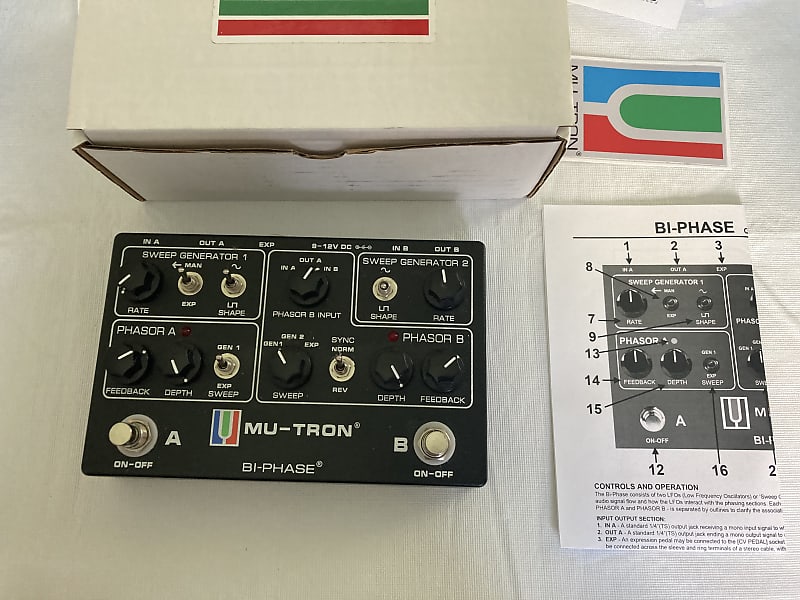 Mu-Tron Biphase Black 1/250 | Reverb