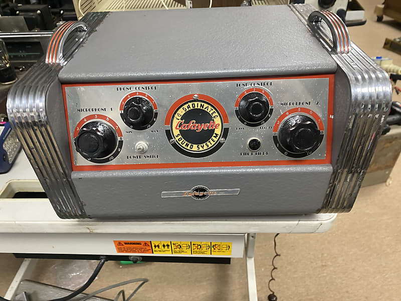 Rare Lafayette 18-25 Watt Deluxe Tube Amplifier Model 419 | Reverb