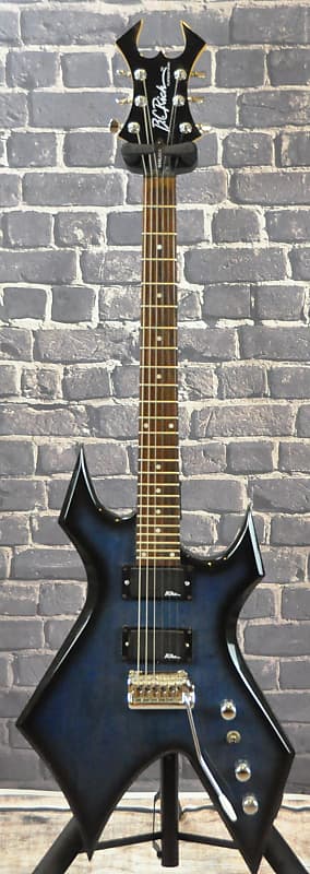 BC Rich Platinum Series Warlock MIK with BC Rich Coffin Case | Reverb