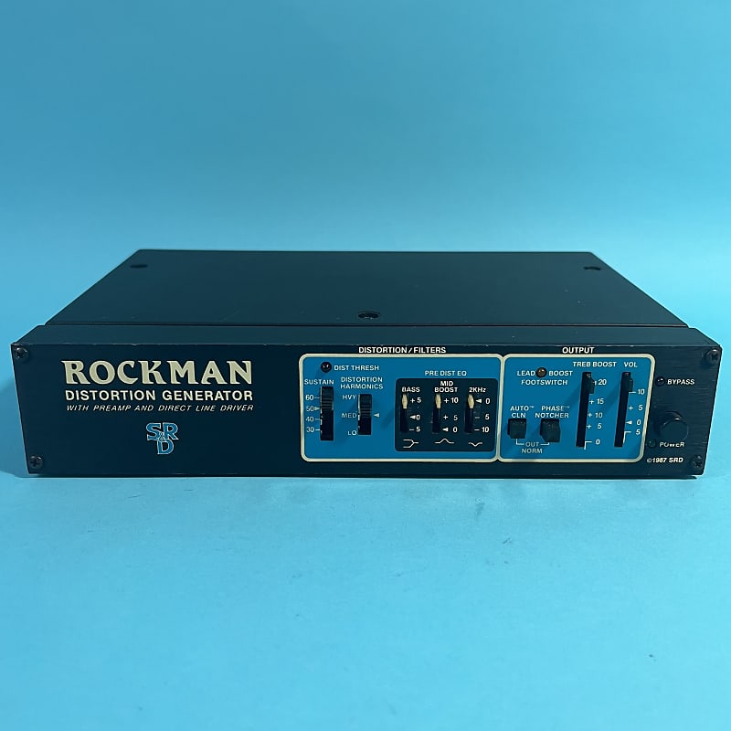 SR&D Rockman Distortion Generator Vintage Effect Unit By Tom | Reverb