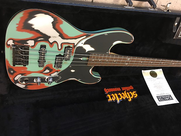Schecter Michael Anthony Signature Bass Guitar 2016 Rat Rod | Reverb