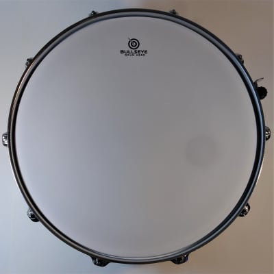 14" x 5 1/2" (Chrome Over Steel) Sticker Bombed Snare | Reverb