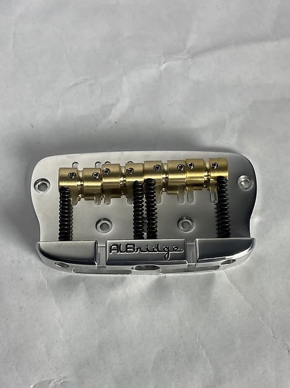 Albridge MM4 Music Man replacement bass bridge 2021 Shiny | Reverb