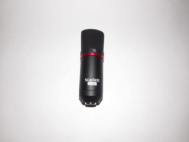 Scarlett Studio Mic Black and Red | Reverb