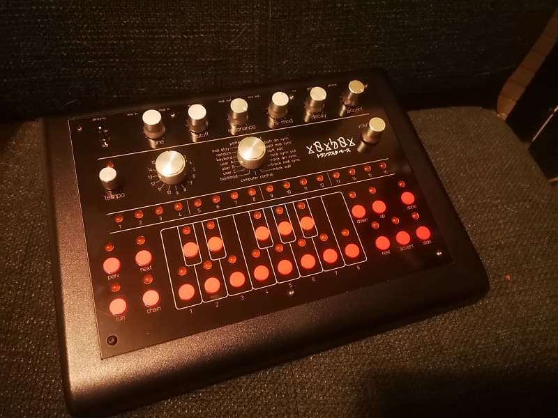 x0xb0x tb303 clone 2020 black | Reverb UK