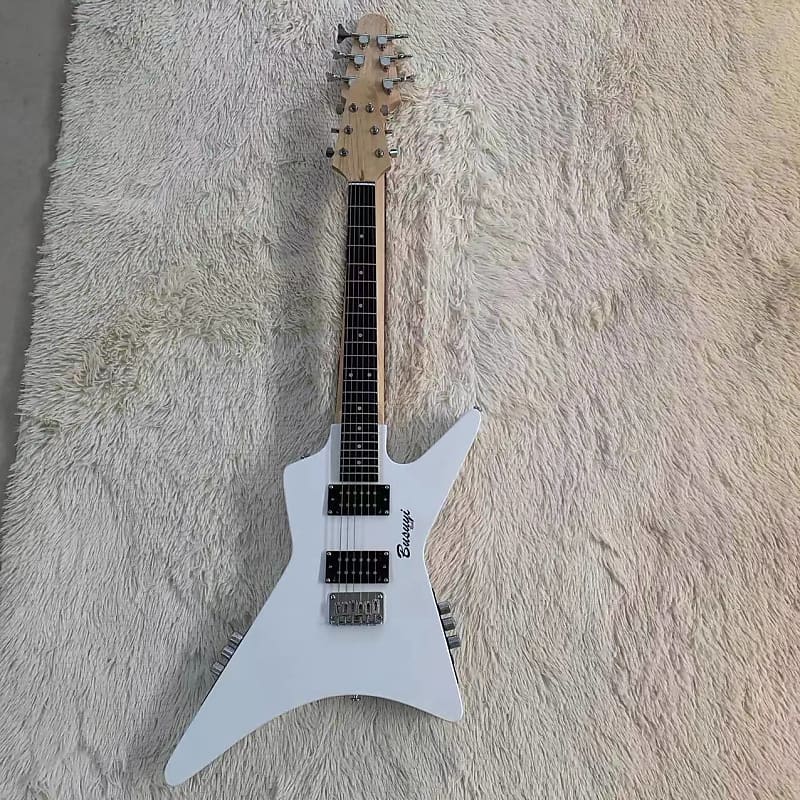 6 String Bass /6 String Electric Busuyi Double Neck Guitar | Reverb