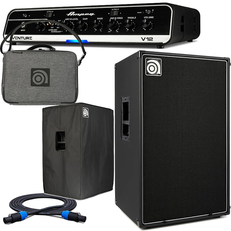 Ampeg Venture V12 1200-Watt Portable Lightweight Bass Amp | Reverb