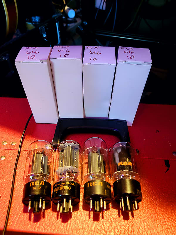 Matched quad RCA 6L6GC 6l6 | Reverb