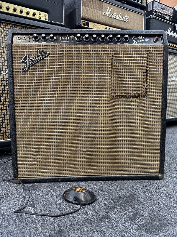 Fender Super Reverb 2-Channel 40-Watt 4x10" Guitar Combo 1965 | Reverb