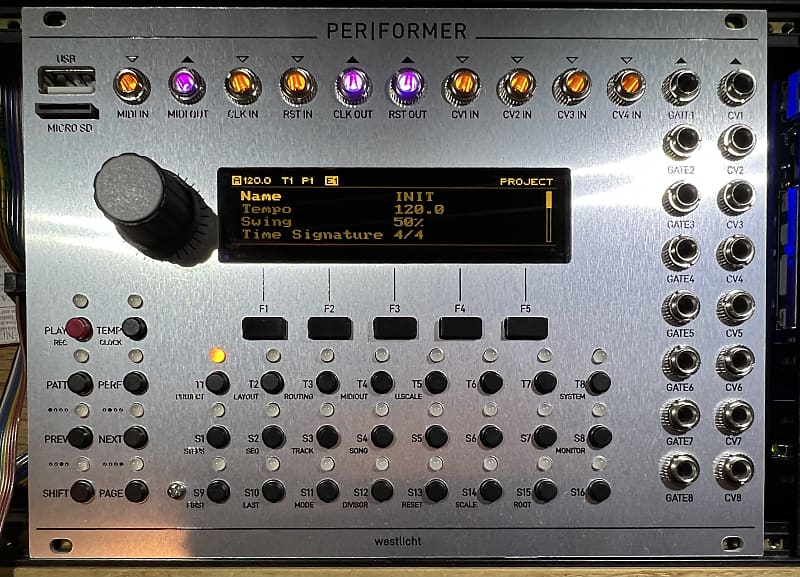 Westlicht Performer - Eurorack sequencer - 8 tracks (brushed | Reverb