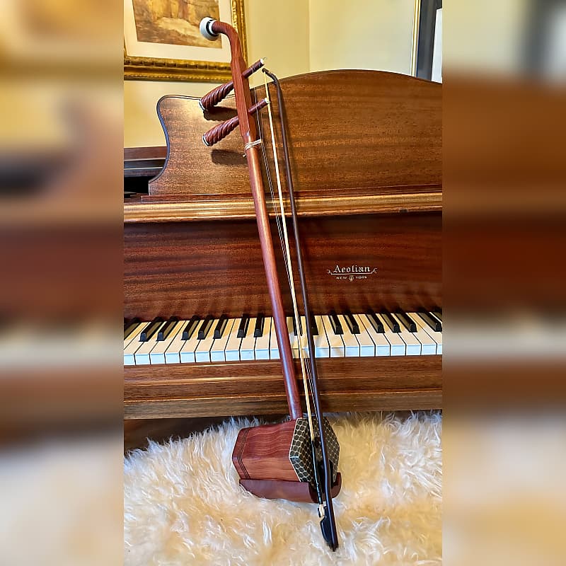 Erhu (Chinese Violin), Rosewood, With Hard Case & Accessories | Reverb