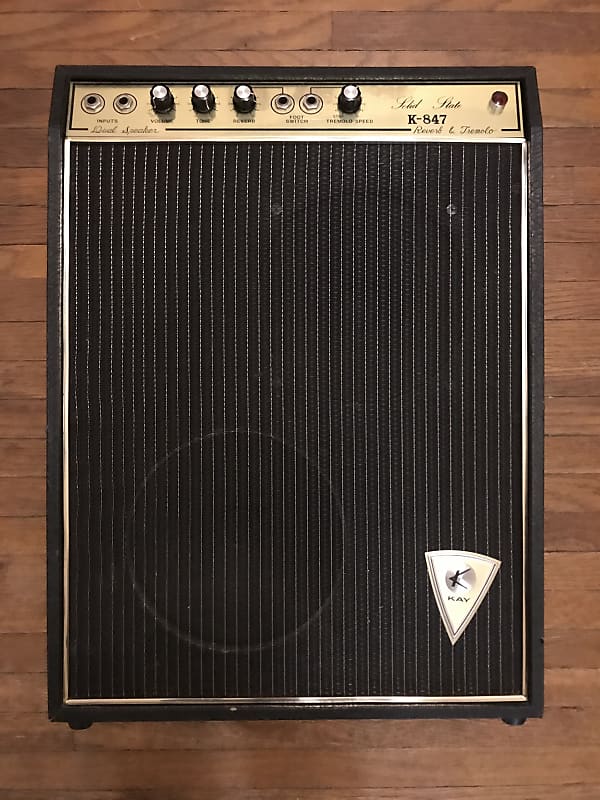 Vintage Early 70s Kay Model K-847 Solid State Reverb & | Reverb Canada