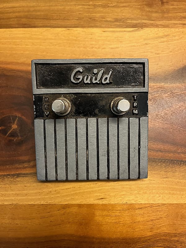 Vintage Guild Mid 60's two button tube amp foot switch | Reverb