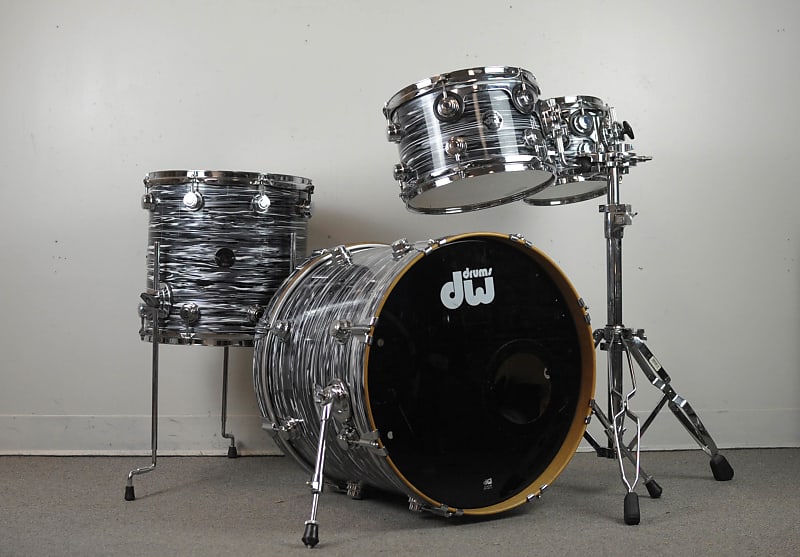 2000 DW Collectors Black Oyster Drum Set | Reverb