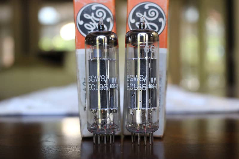 Pair ECL86 6GW8 NOS Tubes - "Brimar G. Britain" - Branded GE | Reverb