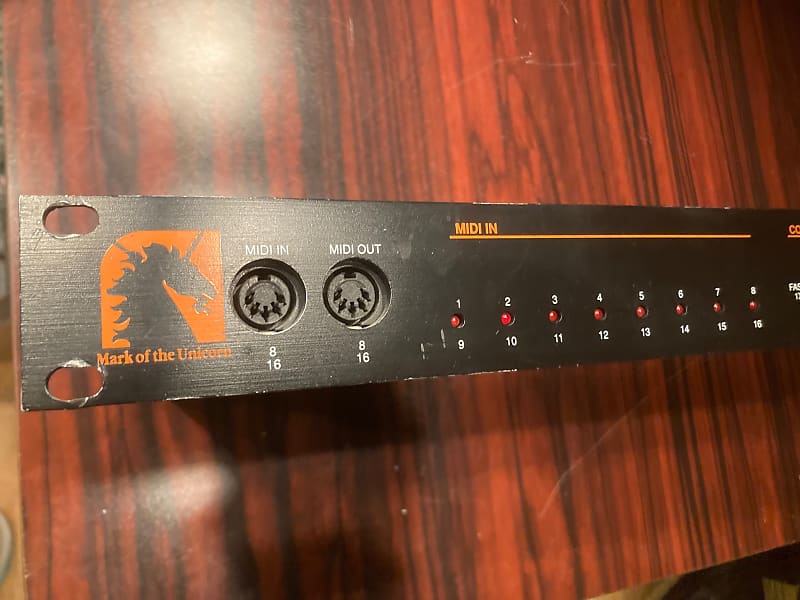 MOTU midi timepiece 1990's - black | Reverb