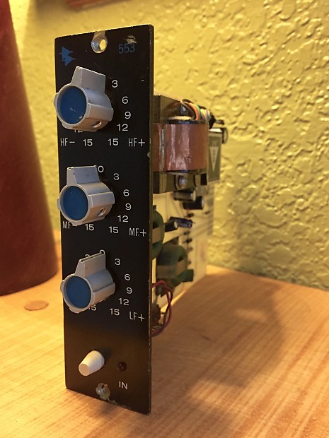 Vintage API 553 Discrete Inductor 500 series 3 band Eq | Reverb