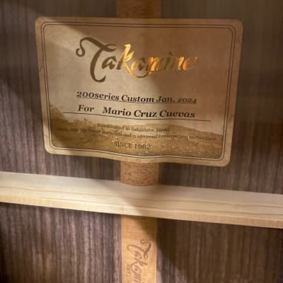 Takamine CUSTOM 12 STRING MARIO CRUZ “YABIN” 2024 | Reverb