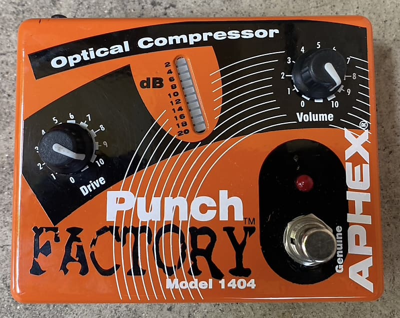 Aphex Punch Factory Compressor 1404 DI Direct Box Pedal | Reverb
