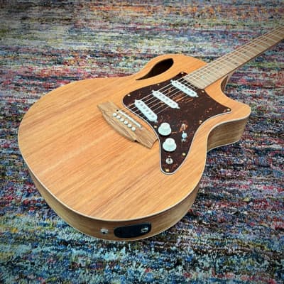 Cole Clark True Hybrid Thinline Acoustic-Electric Guitar, All | Reverb