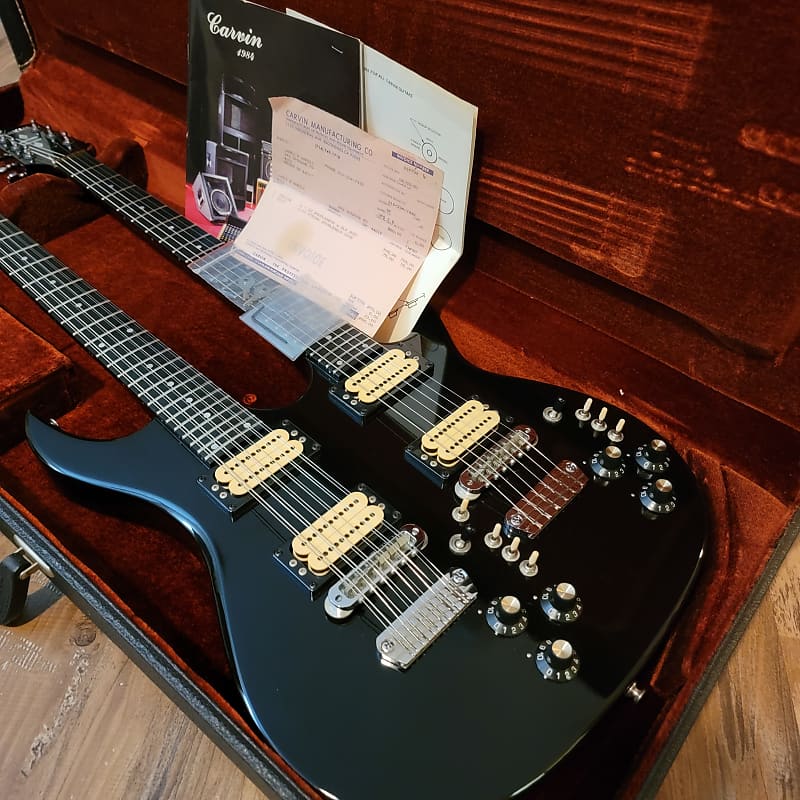 1981 Carvin DN612 Double Neck 6/12 Electric Guitar Amazing | Reverb