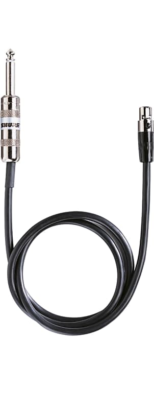 Shure WA302 TA4F 4 Pin Mini Connector to 1/4" TS Male Cable - | Reverb