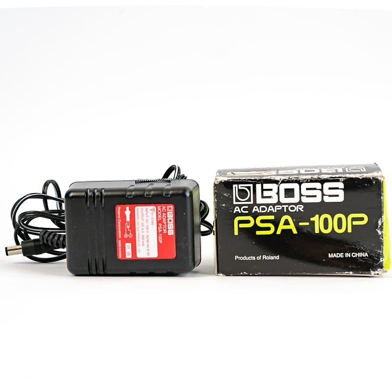 Genuine Boss PSA-100P AC Power Supply Adapter with Box | Reverb