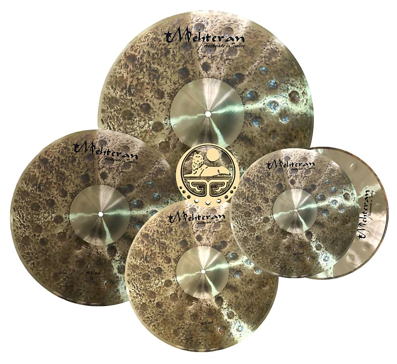 Mehteran Cymbals 14-16-18-20 Master Dark Cymbal Pack Box Set | Reverb