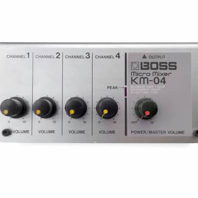 Vintage 80's Boss KM-04 Micro Mixer - 4-Channel Mono | Reverb UK