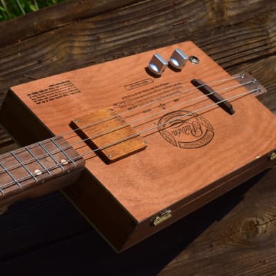 Cigar box guitar, 3 string electric guitar, cbg | Reverb