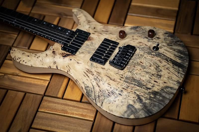 Kiesel CT6 Buckeye Burl Premium Top w/ Gig Bag | Reverb