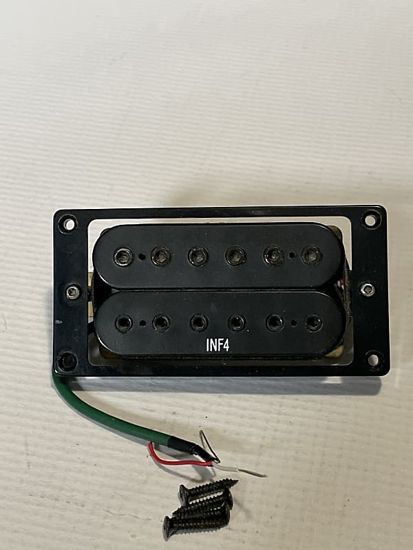 2007 Ibanez RG370DX RG Series INF4 Black Bridge Humbucker | Reverb