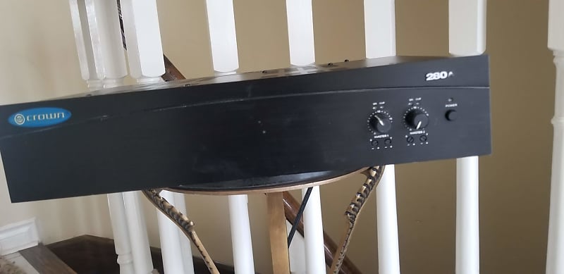 Crown 280A Black 80W Power Amplifier for Two-Zone Systems | Reverb