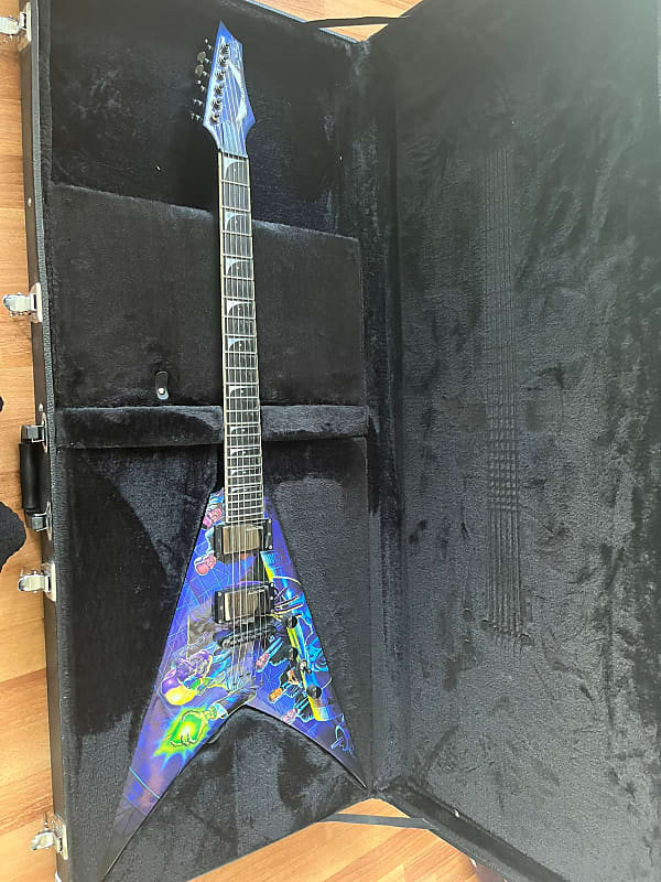 Dean Signature 2019 mit Hardcase- Blau und Rust in Peace | Reverb