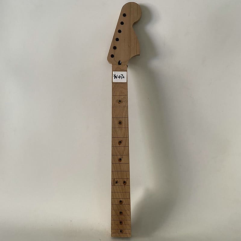 Custom Strat Style Maple Wood Guitar Neck, 21 Frets | Reverb