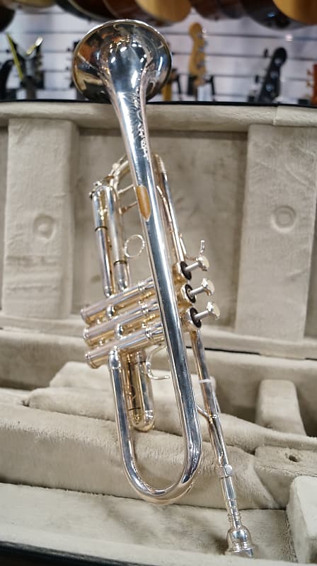 Eastman ETR522 Silver Plated Trumpet w/Case! | Reverb