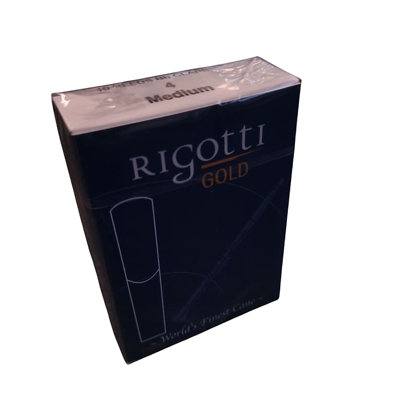 Rigotti Gold Bb Clarinet Reeds - Strength 4 Medium - Box of | Reverb