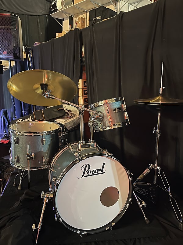 Pearl Roadshow 4pc Complete Drum Set w/ | Reverb
