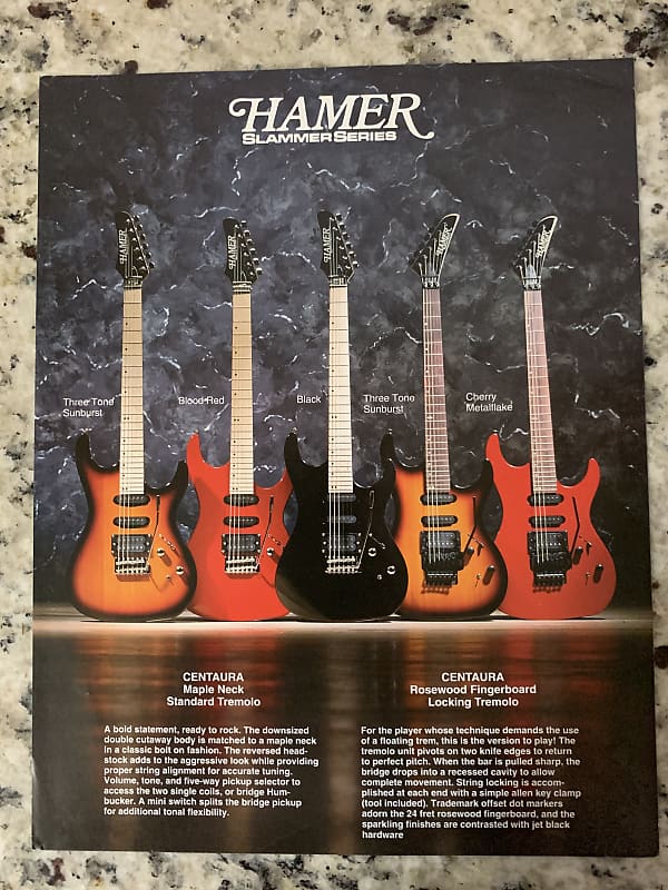 Hamer Slammer Brochure | Reverb