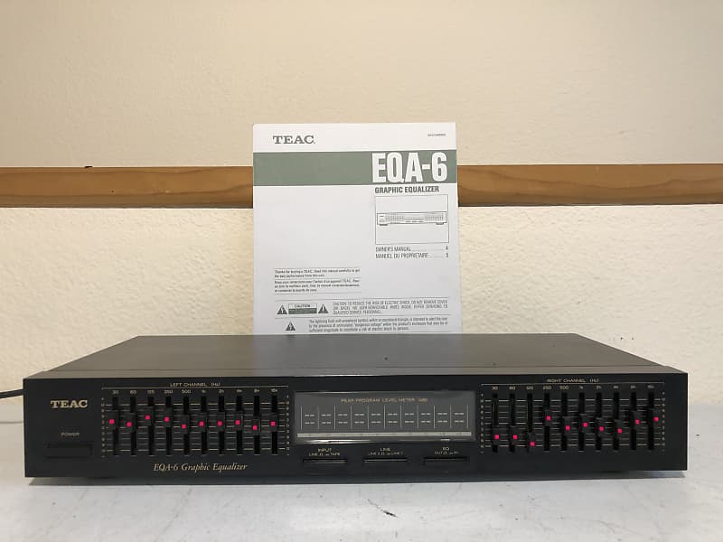 Teac EQA-6 Graphic Equalizer 10 Band 2 Channel Vintage | Reverb