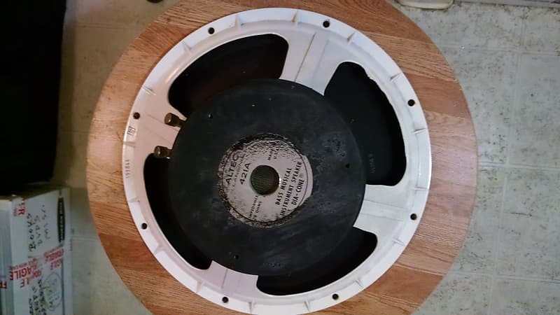 Altec-Lansing 421-A 'Dia-Cone' 8 ohm 15" bass speaker 1970's | Reverb