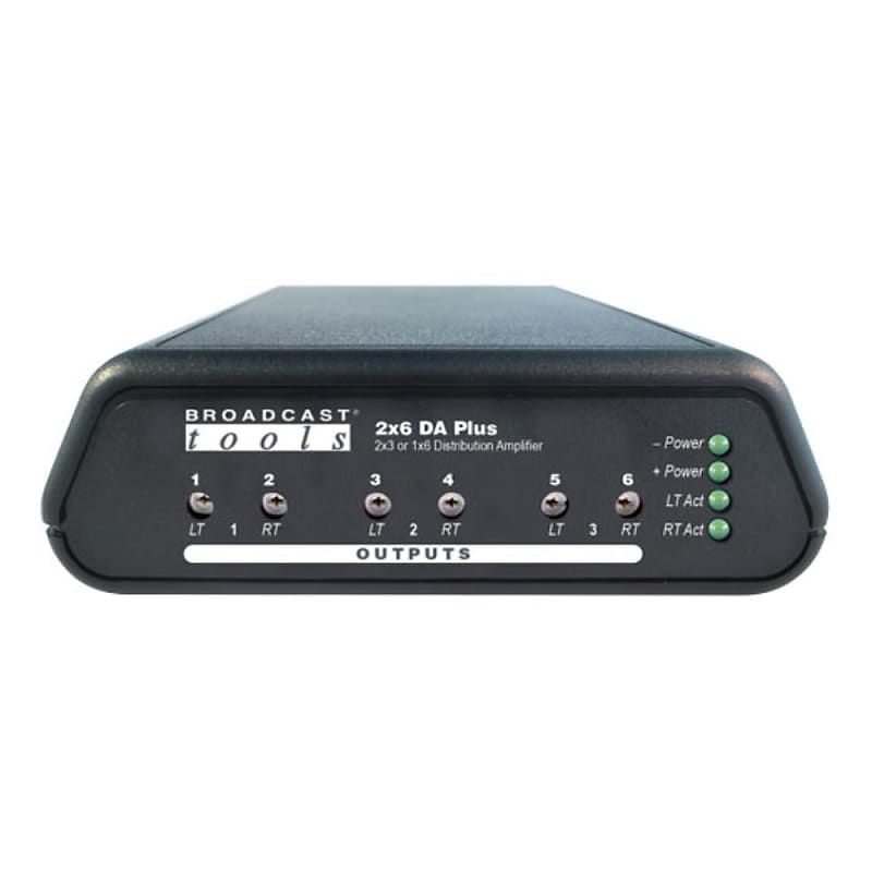 Broadcast Tools 2X6DA Plus/RJ RJ45 Analog Distribution | Reverb