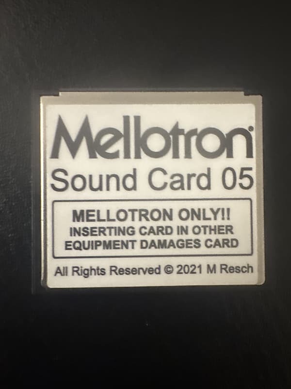 Mellotron Sound Card 05 | Reverb