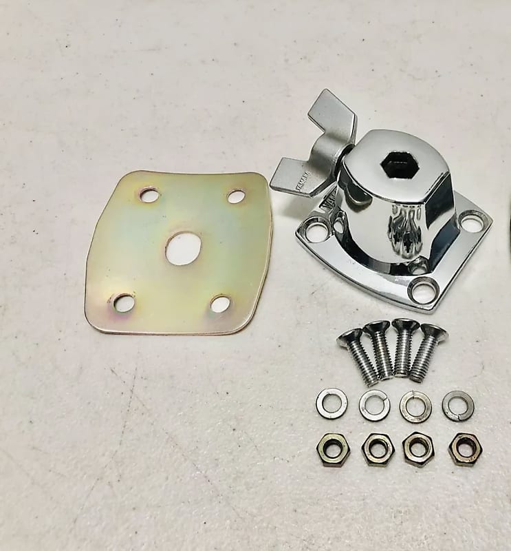 Vintage 80s Yamaha MT-TT Tom Mount Bracket Assembly Chrome | Reverb