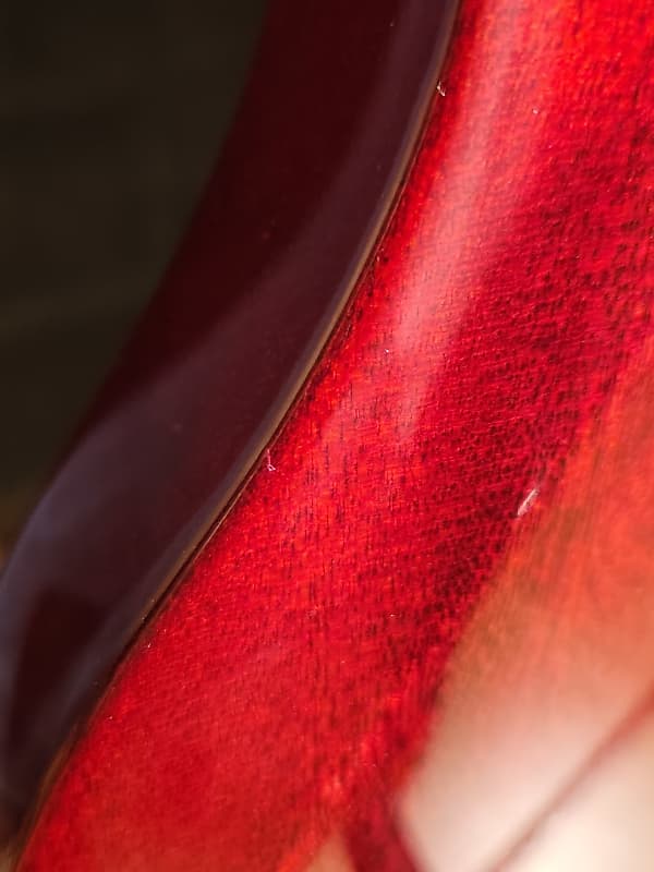 Hard To Find! Epiphone 2000 EB-35 5-String SG Bass Cherry Red | Reverb