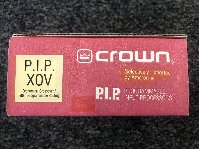 Crown P.I.P.-XOV Programmable Input Processor Crossover | Reverb