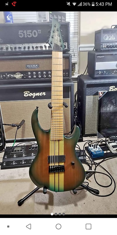 Agile Intrepid 8 string electric guitar | Reverb