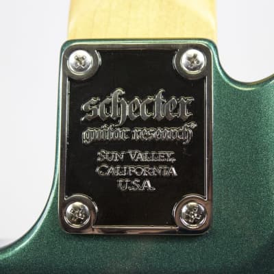 Schecter Diamond Series Tele with Bigsby Bridge, Green (Used) | Reverb