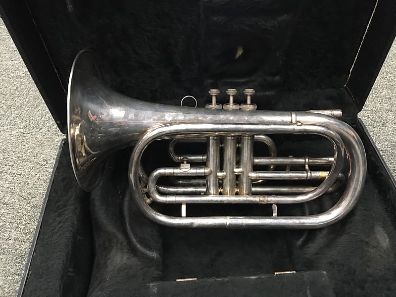 Dynasty Marching Trombone Silver | Reverb