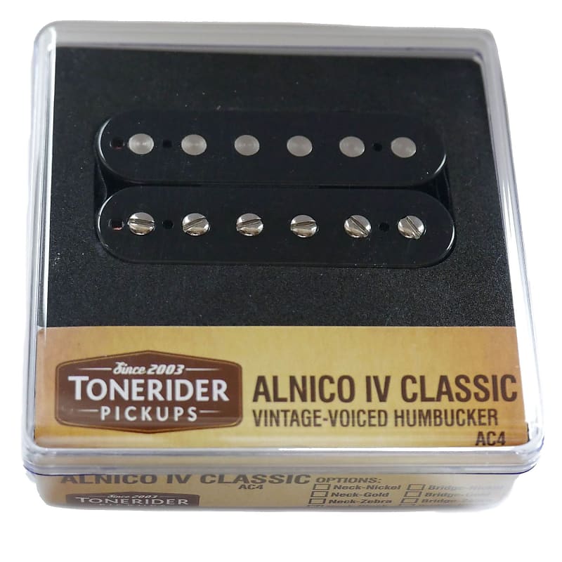 Tonerider AC4 Humbucker Bridge Pickup - Black | Reverb